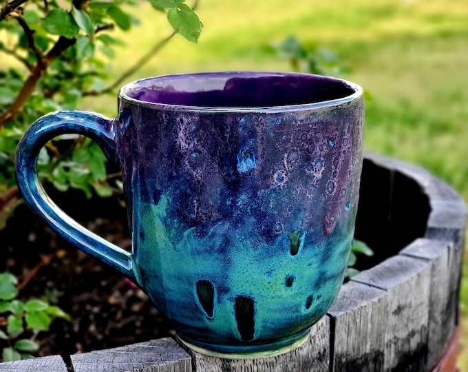 Purple Pottery Mug Beautifully Glazed made to Order - Etsy