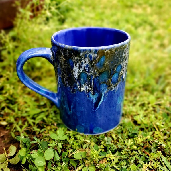 Blue Coffee Mug - Etsy