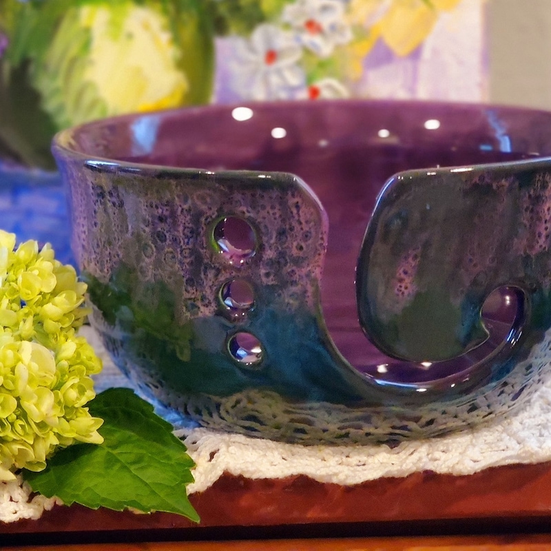 Yarn Holder Hand Thrown - Etsy