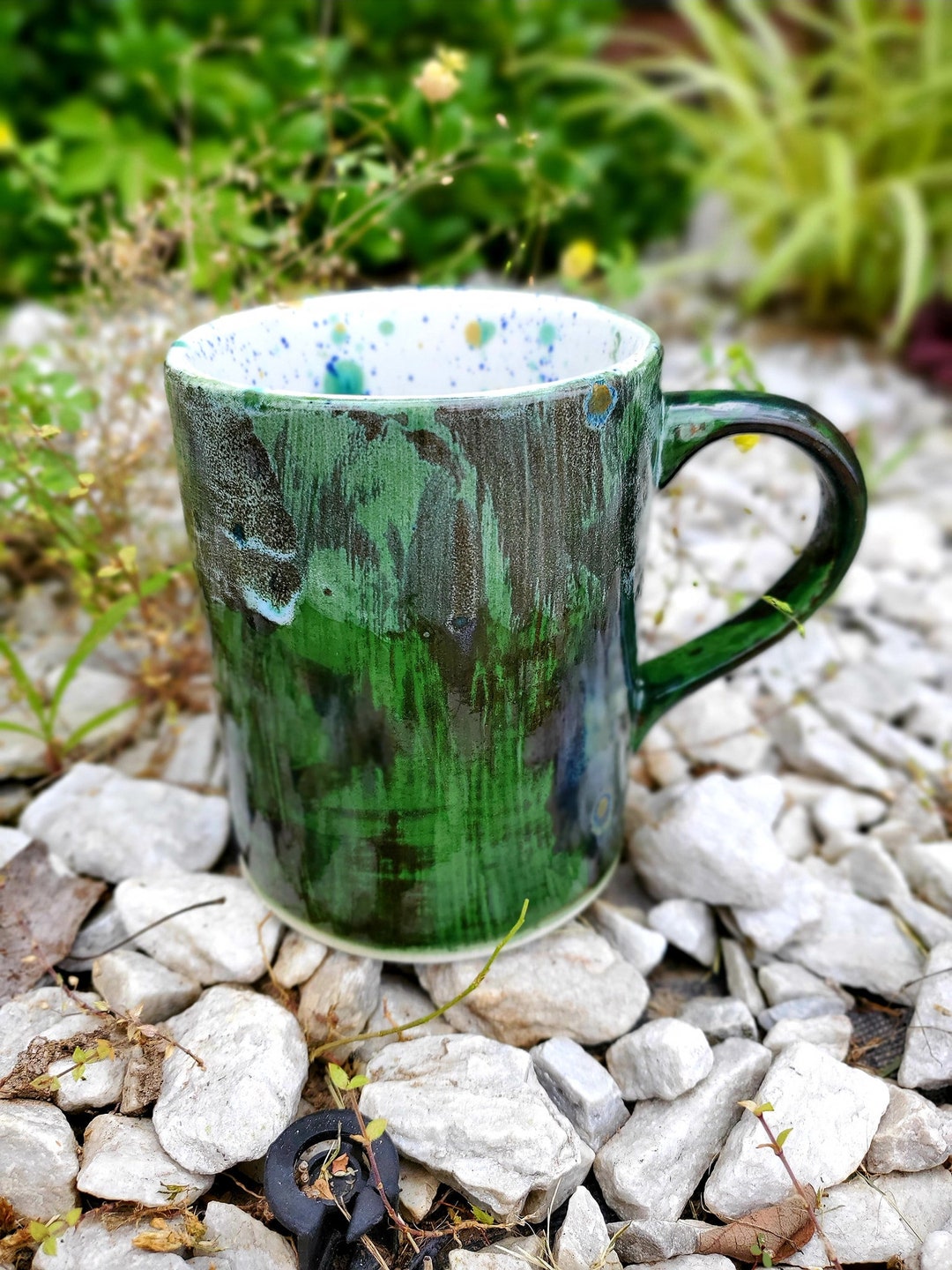 Moss Creek Large 16 Oz Mug, Extra Large Mug, Hand Glazed, Ceramic ...