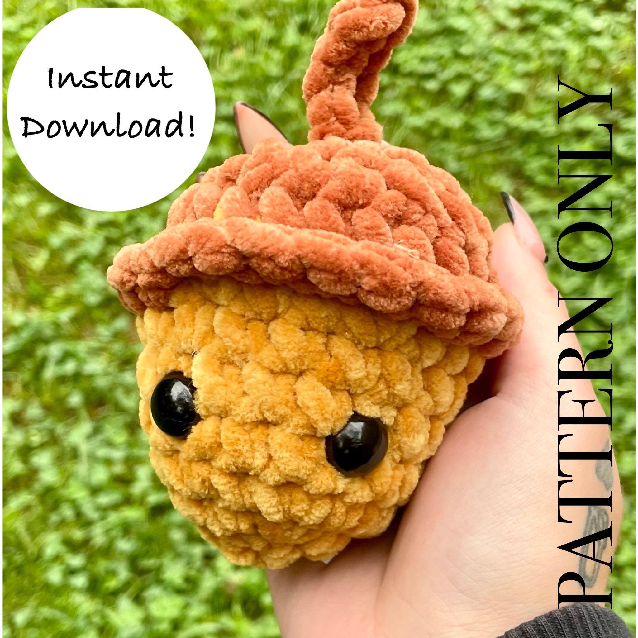 Mini Acorn Amigurumi Crochet Pattern PDF | Cute Fall Plushie DIY ...