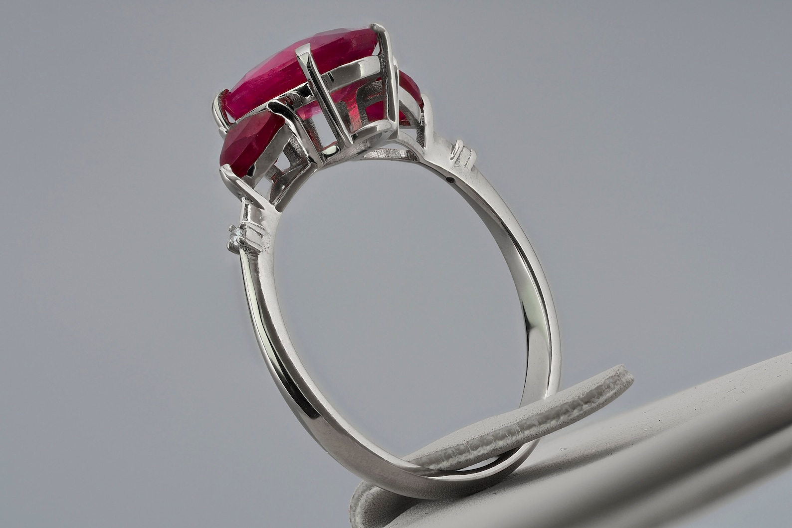 Statement Ruby Ring/ 14k Gold Ruby Ring/vintage Style Ruby Ring/ Oval ...
