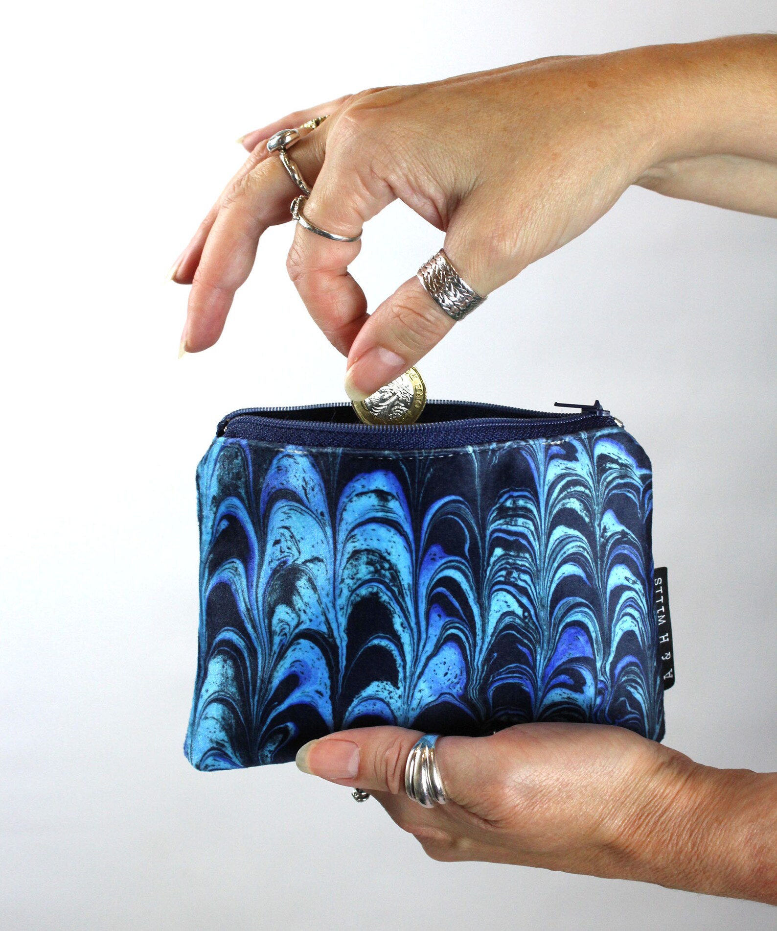 Luxury Velvet purse Coin purse Marble Purse Art Deco | Etsy