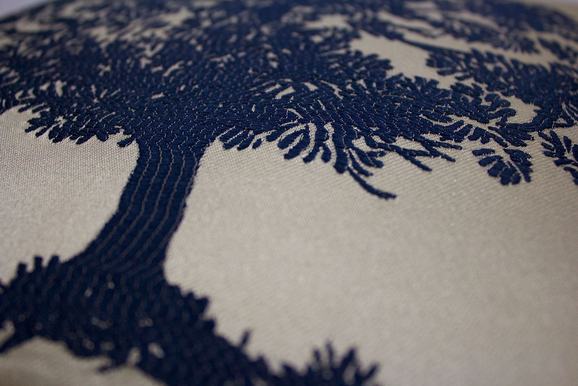 Tree Design Cushion Blue Tree Design Pillow Maple Tree - Etsy UK