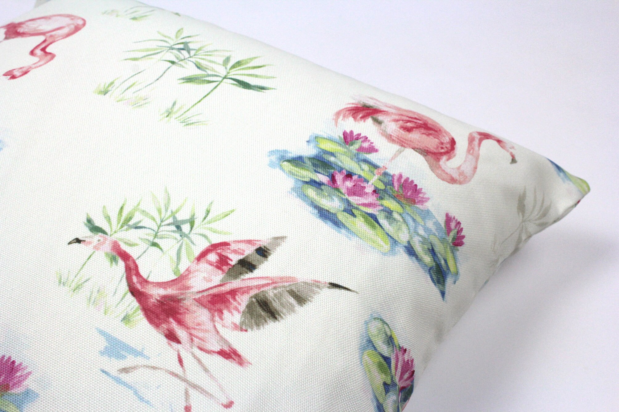 Flamingo cushion Eco friendly cushion Pink flamingo | Etsy