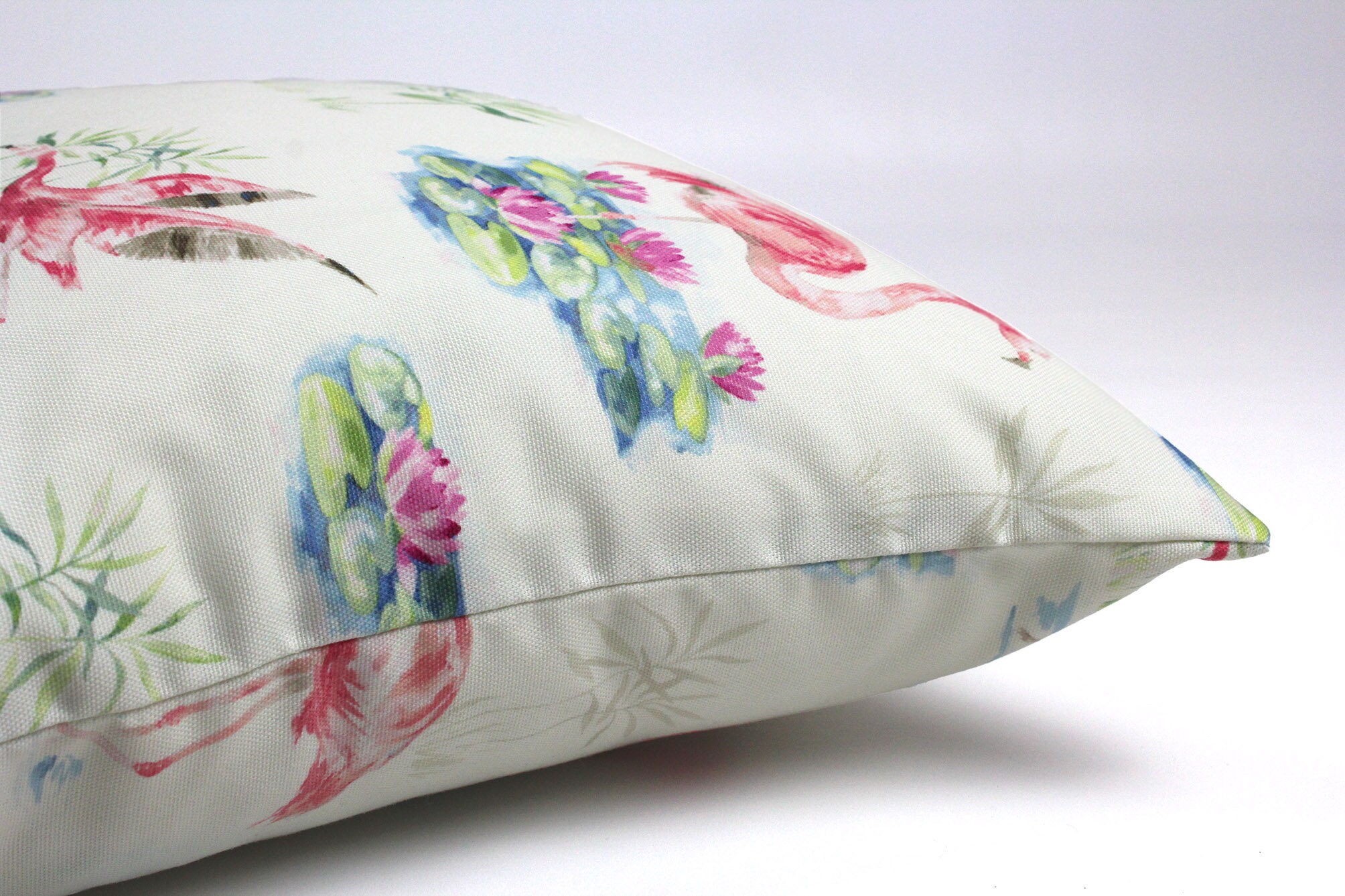 Flamingo cushion Eco friendly cushion Pink flamingo | Etsy