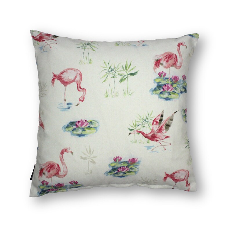 Flamingo Cushion Eco Friendly Cushion Pink Flamingo - Etsy UK