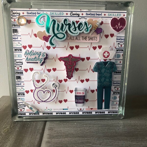 Glass Block Bank - Etsy