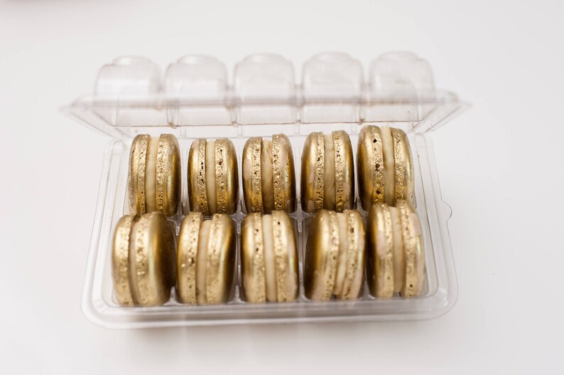 French Macaron Box for 10 Macarons Macaron Packaging | Etsy