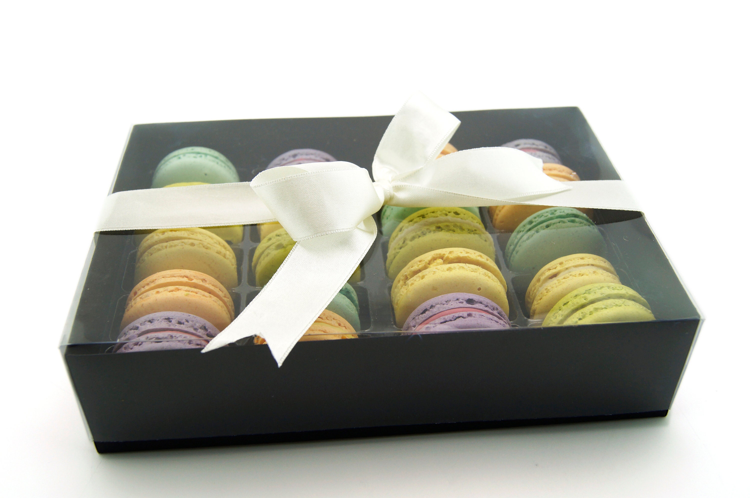 Brown Paper Box with Tray For 20 Macarons Macaron Packaging | Etsy