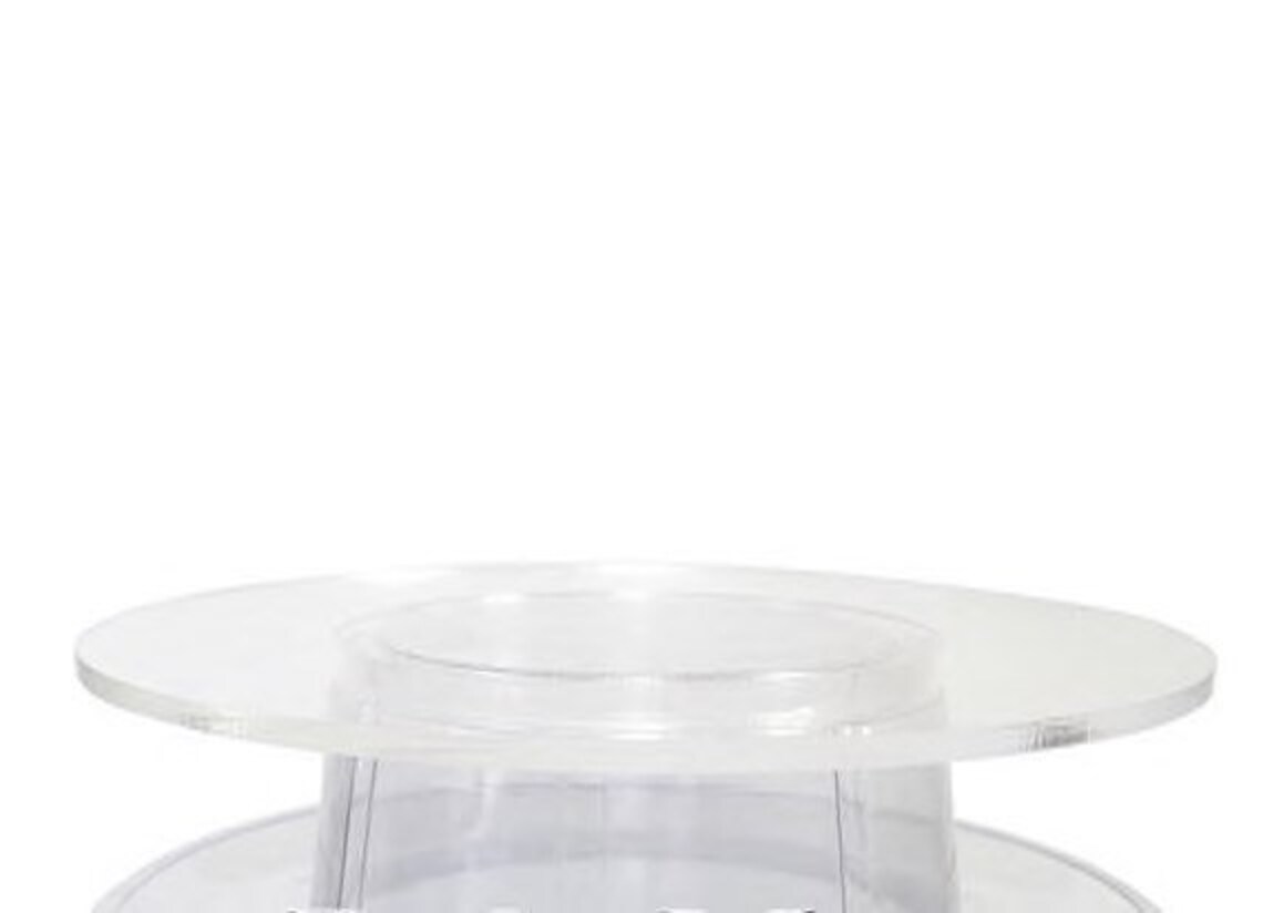 8 Clear Acrylic Cake Plate Acrylic Round Cake Board - Etsy