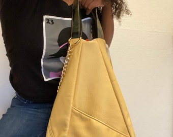 SOHO/ PENTAGON TOTE shape Shifting Hand Tote and Shoulder Bag in Denim ...