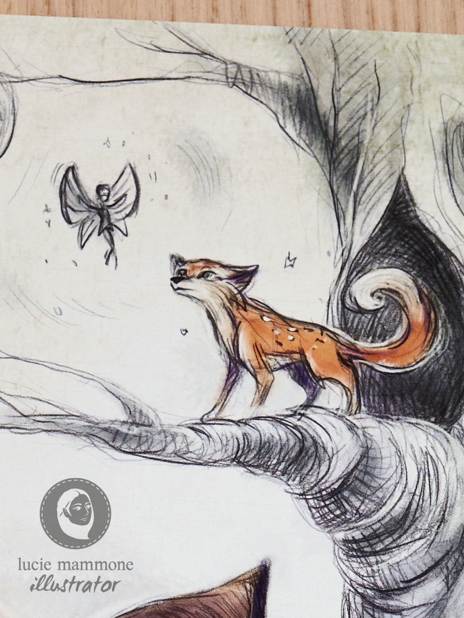 The Fae Fox Giclee Art Print, Wall Art - Etsy.de