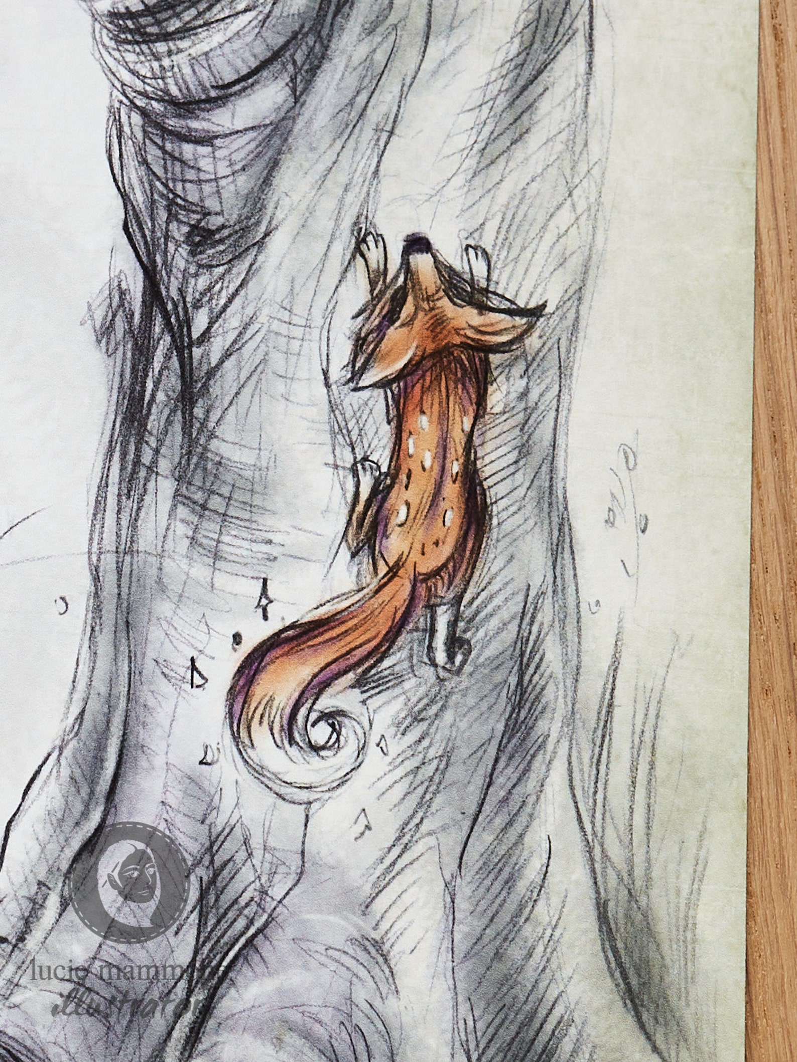 The Fae Fox Giclee Art Print, Wall Art - Etsy.de