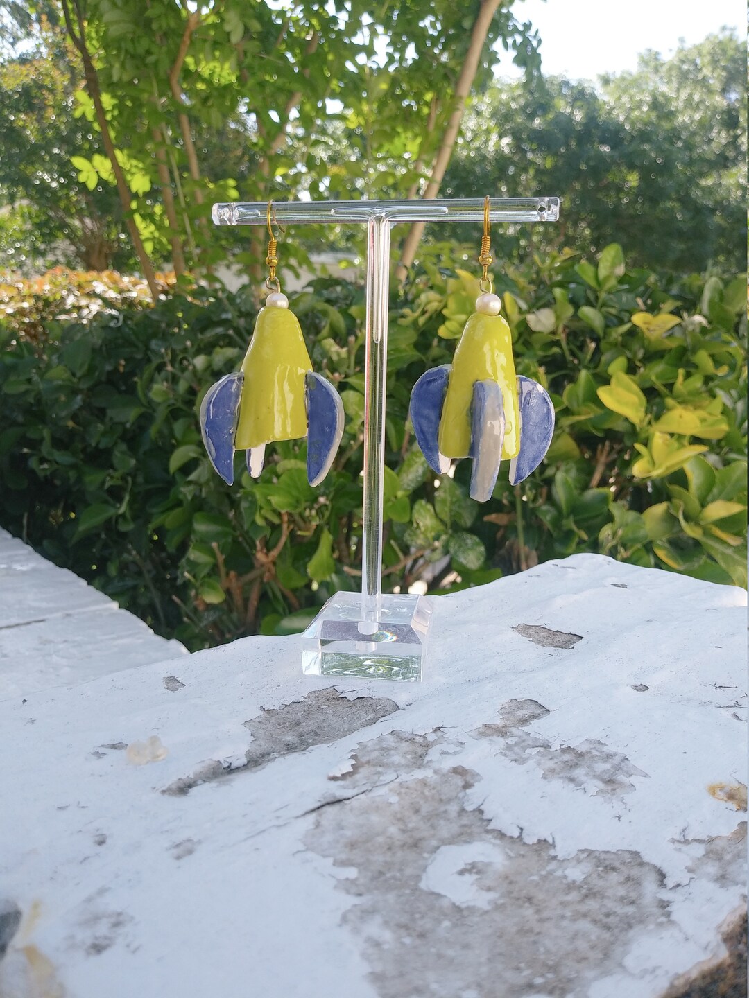 SPACECRAFT Ceramic Rocket Ship Earrings - Multiple Options - Etsy