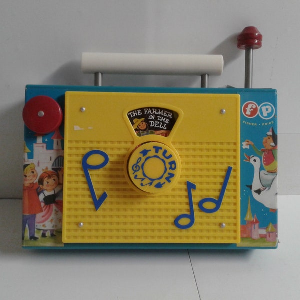Fisher Price Wind up Radio - Etsy