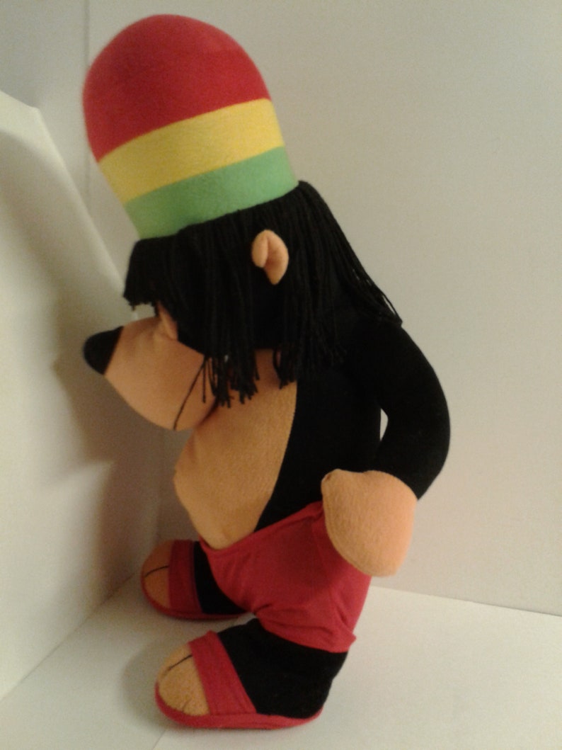 24 Inch Rastafarian Jamaican Plush Stuffed Dog Carousel - Etsy