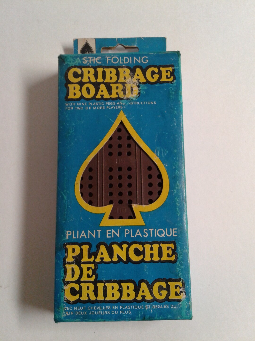 Vintage Cribbage Board Plastic Folding Taiwan - Etsy