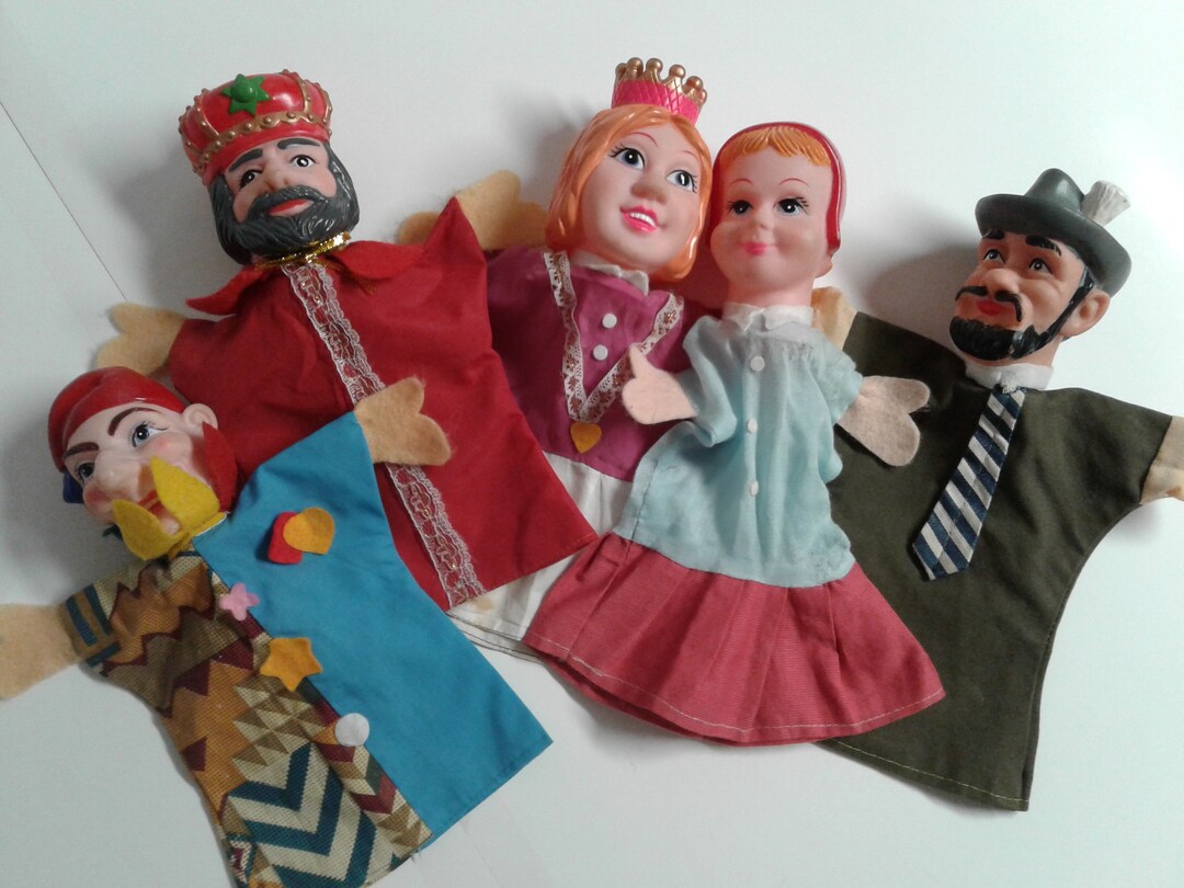 Lot of 5 Snow White Hand Puppets Set - Etsy