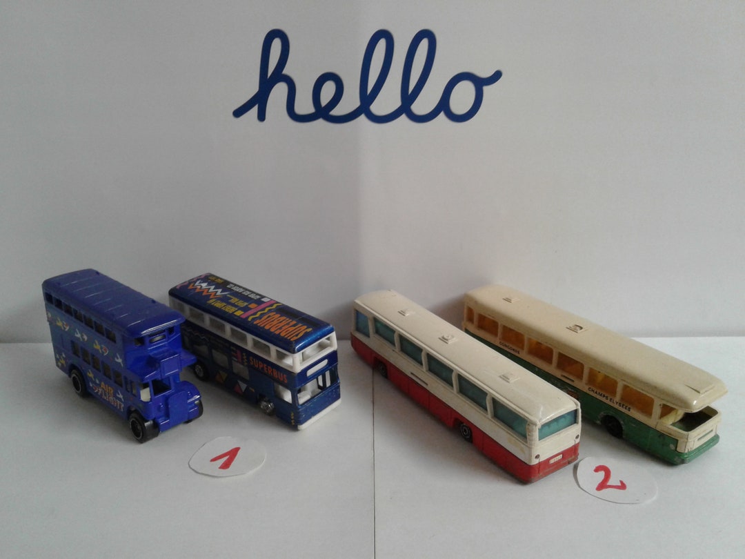 You Choose! Vintage Collectible Buses Toys Two-for-one Price - Etsy