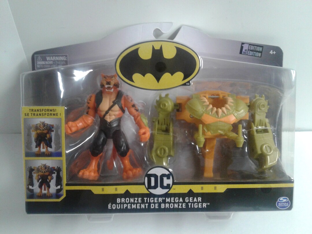 DC Bronze Tiger Mega Gear Transforming Action Figure 1st Edition Spin Master Etsy Canada