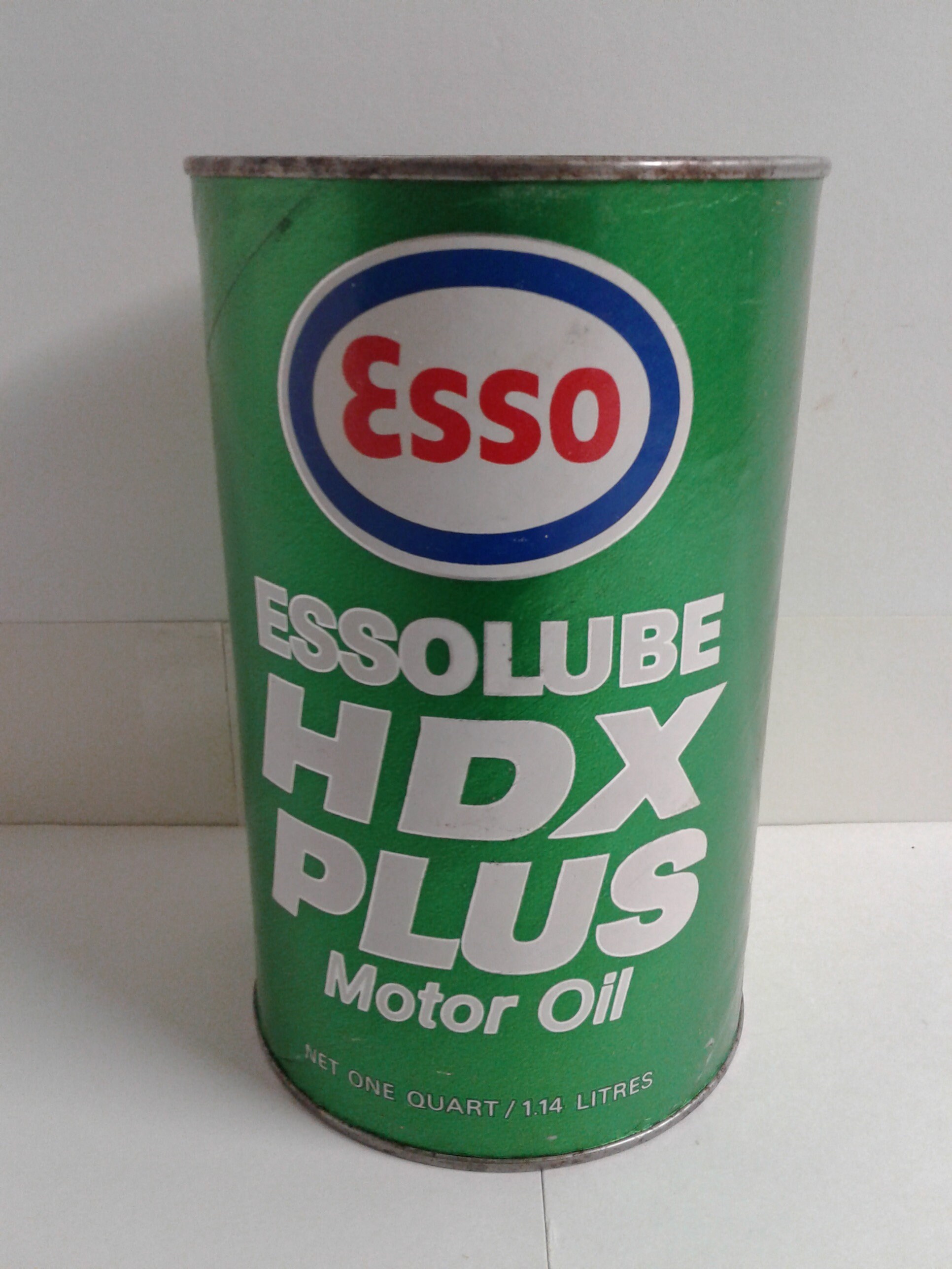 Esso Essolube HDX PLUS Motor Oil One Quart Tin Can | Etsy