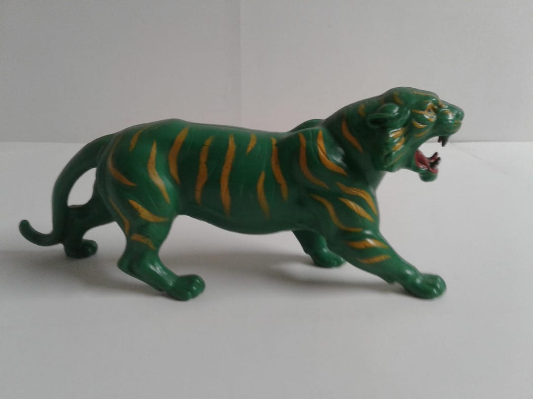 MOTU He-man Battle Cat Green Tiger Cringer Toy Vintage 1981 - Etsy