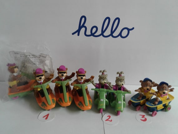 You Choose YO-YOGI Figurines Mcdonalds Happy Meal Toys | Etsy