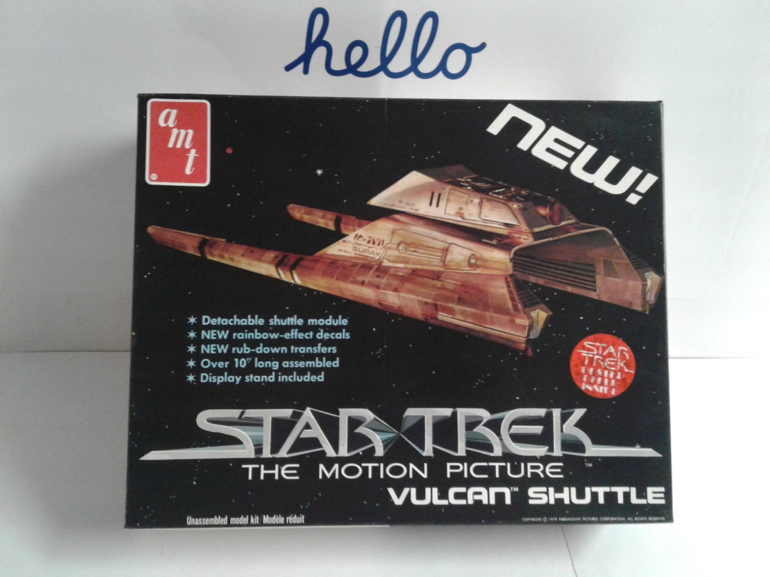 AMT Matchbox S972 Star Trek the Motion Picture Vulcan Shuttle Model Kit ...