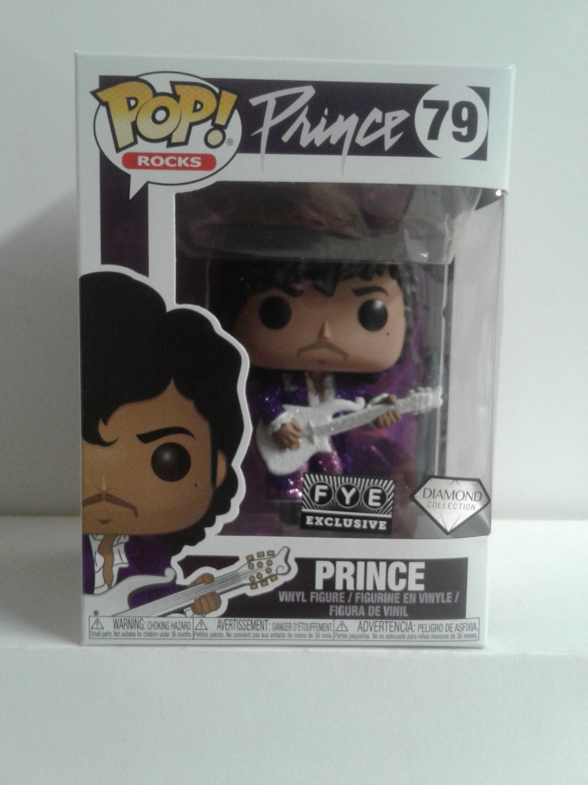 Funko Pop Rocks PRINCE Purple Rain 79 DIAMOND FYE Exclusive Etsy UK