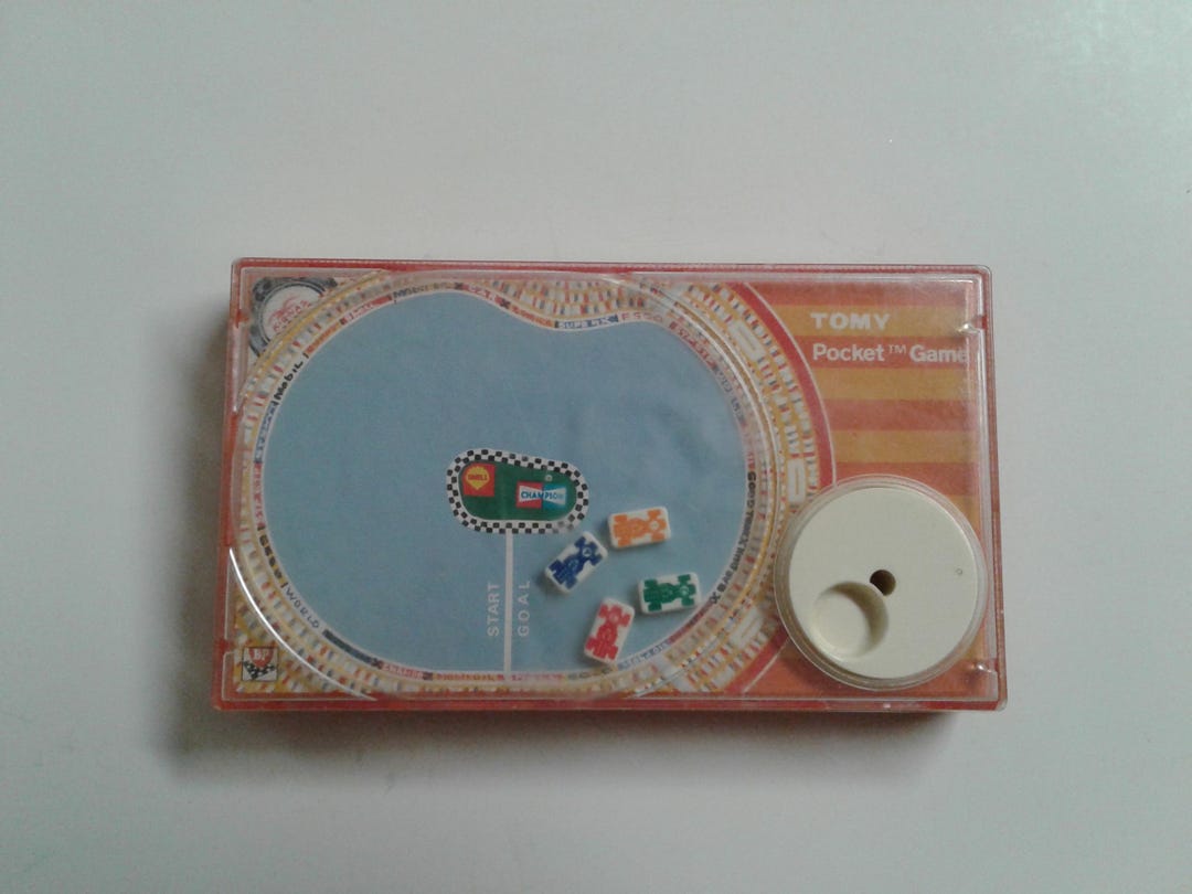 Tomy Pocket Speedway Game Handheld Car Racing Toy Vintage 1975 - Etsy