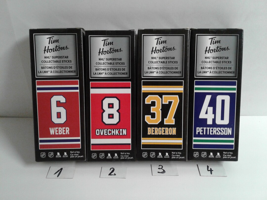 You Choose Tim Hortons NHL Superstars Mini Hockey Sticks - Etsy