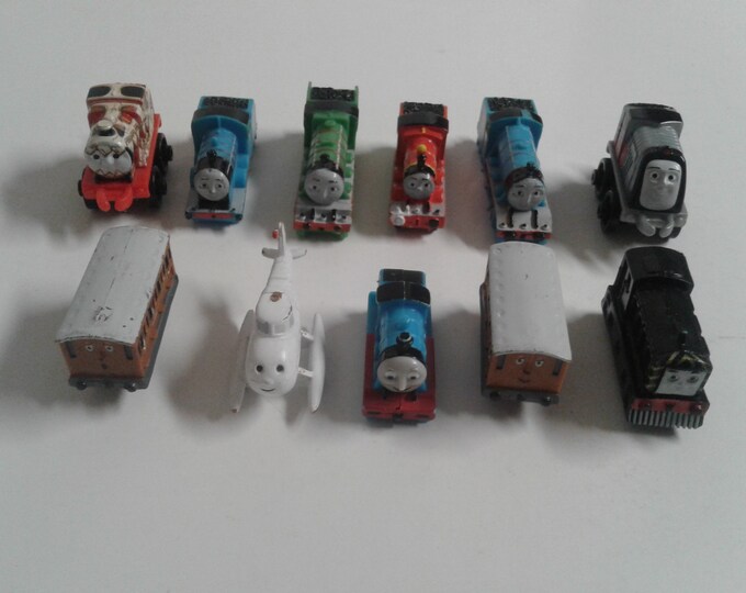 Lot of 11 - Thomas the Tank Engine Micro Mini Trains Die Cast and ...
