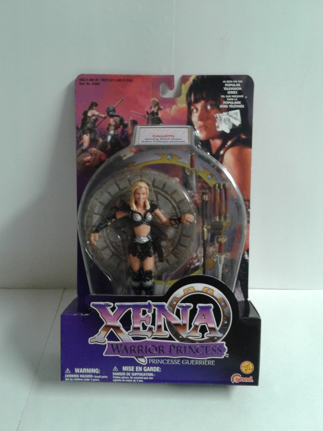 Xena Warrior Princess Callisto Spinning Attack Action Figure 1998 Toy ...