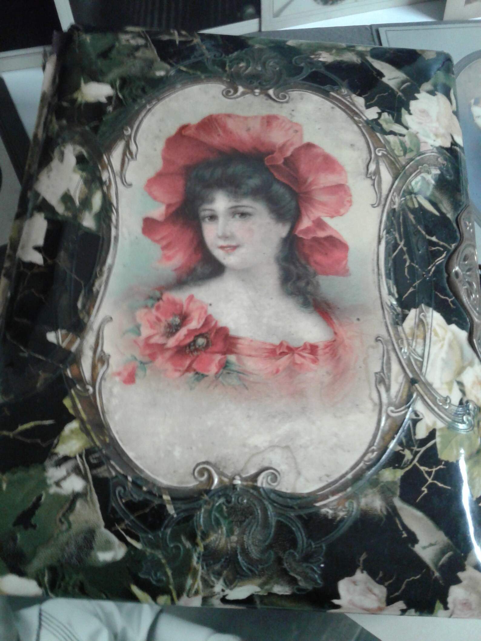 Antique 1900's Victorian Celluloid Photo Album With 33 Old - Etsy