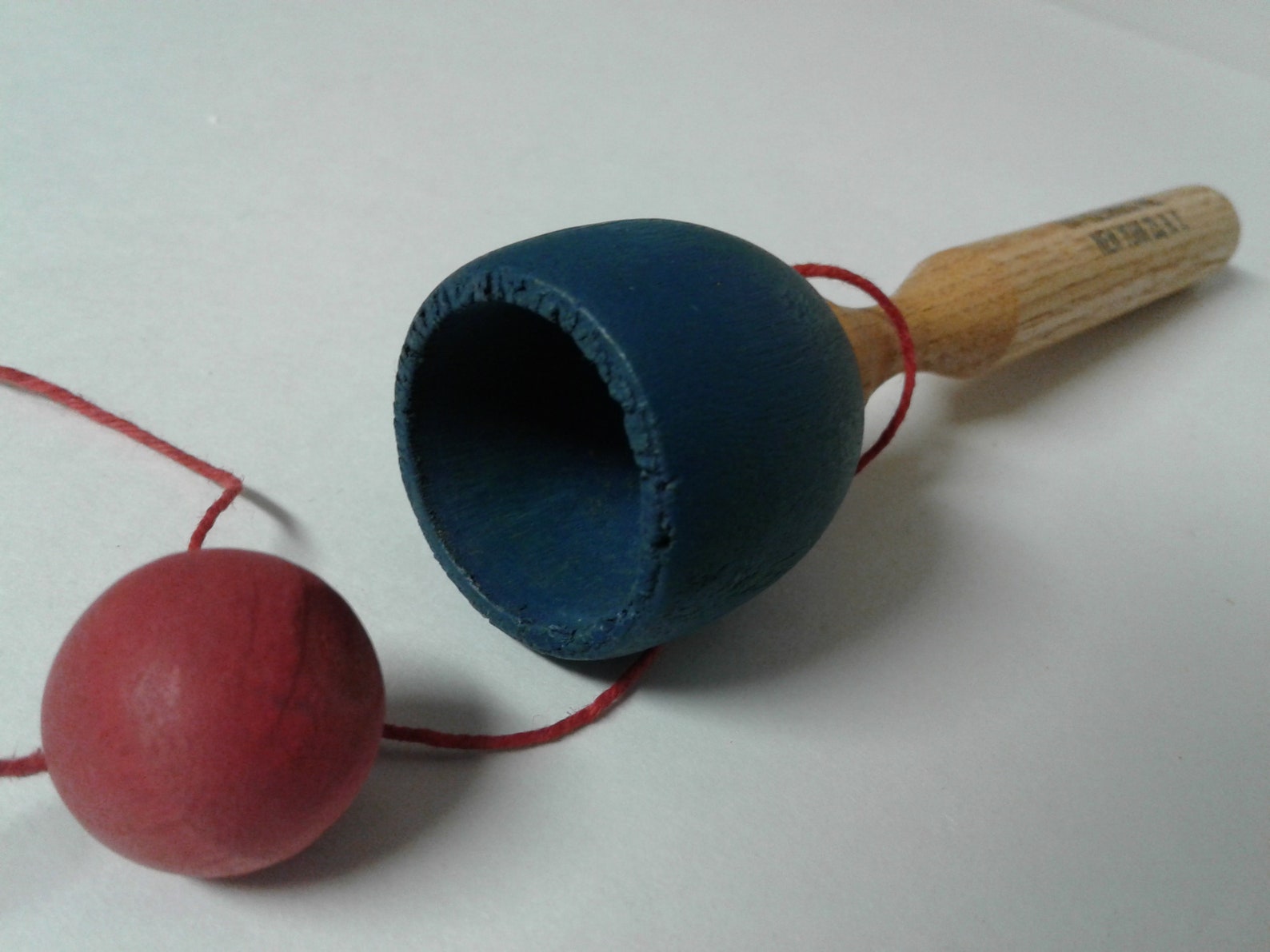 Vintage 70s Wooden Stick Cup & Ball on String Toss Game - Etsy Canada
