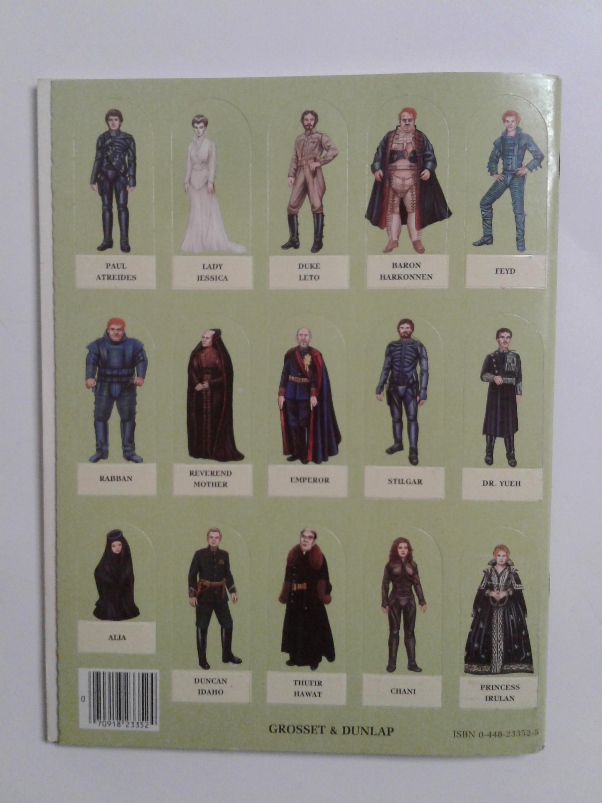 DUNE Cut-out Activity Book Grosset & Dunlap 1984 - Etsy