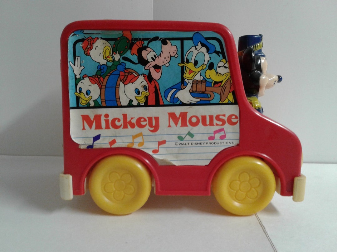 Vintage Mickey's Musical Parade Van Walt Disney LJN Toy Hong Kong - Etsy