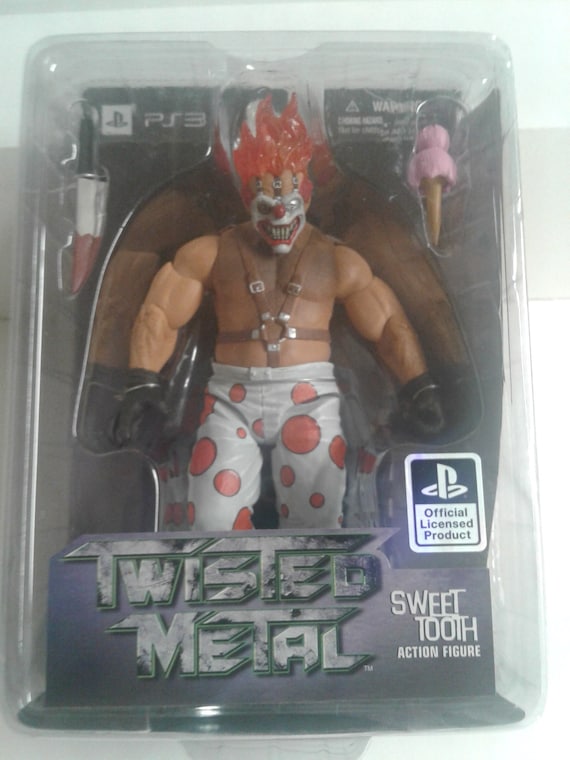 Twisted Metal Sweet Tooth 7 Inch Action Figure SONY PS3 DC - Etsy