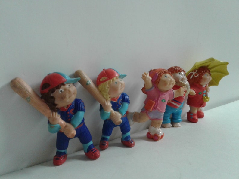 Cabbage Patch Kids Lot of 5 Small PVC Figures Vintage 1984 OAA Inc. (7 ...