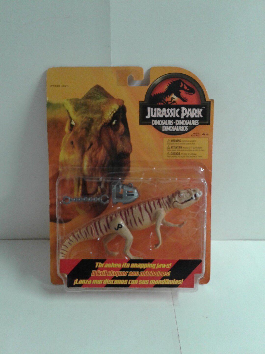 Jurassic Park Dinosaurs Ornithosuchus Action Figure Snapping Jaws ...