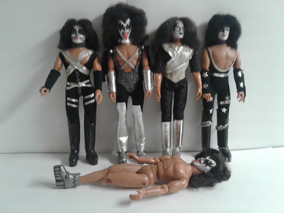 MEGO KISS Complete Set of 4 1 12 Inch Figures Vintage - Etsy