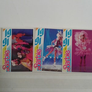Lot of 120 Barbie Doll Trading Cards Vintage Mattel 1991 - Etsy