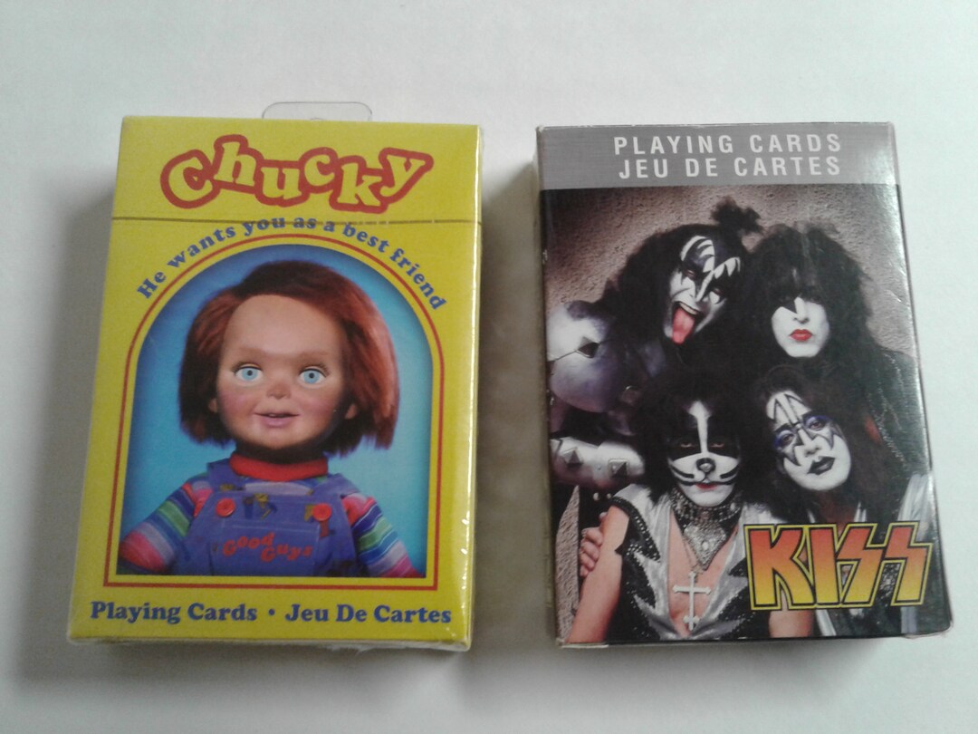 You Choose! CHUCKY or KISS Playing Cards - Etsy