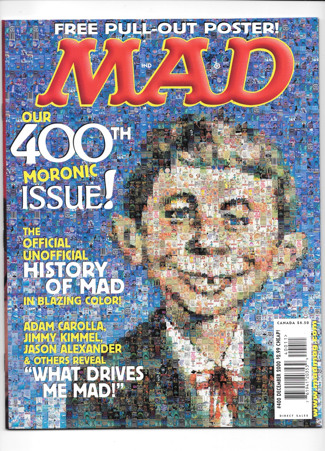 Mad Magazine #400 2000 NM EC Publication Comics - Etsy