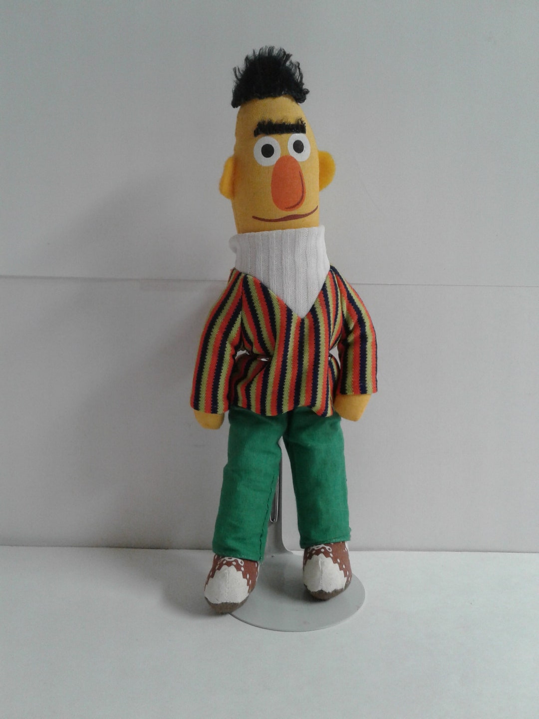 Vintage Knickerbocker (KTC) Sesame Street Bert 10" Rag Plush Doll - Etsy