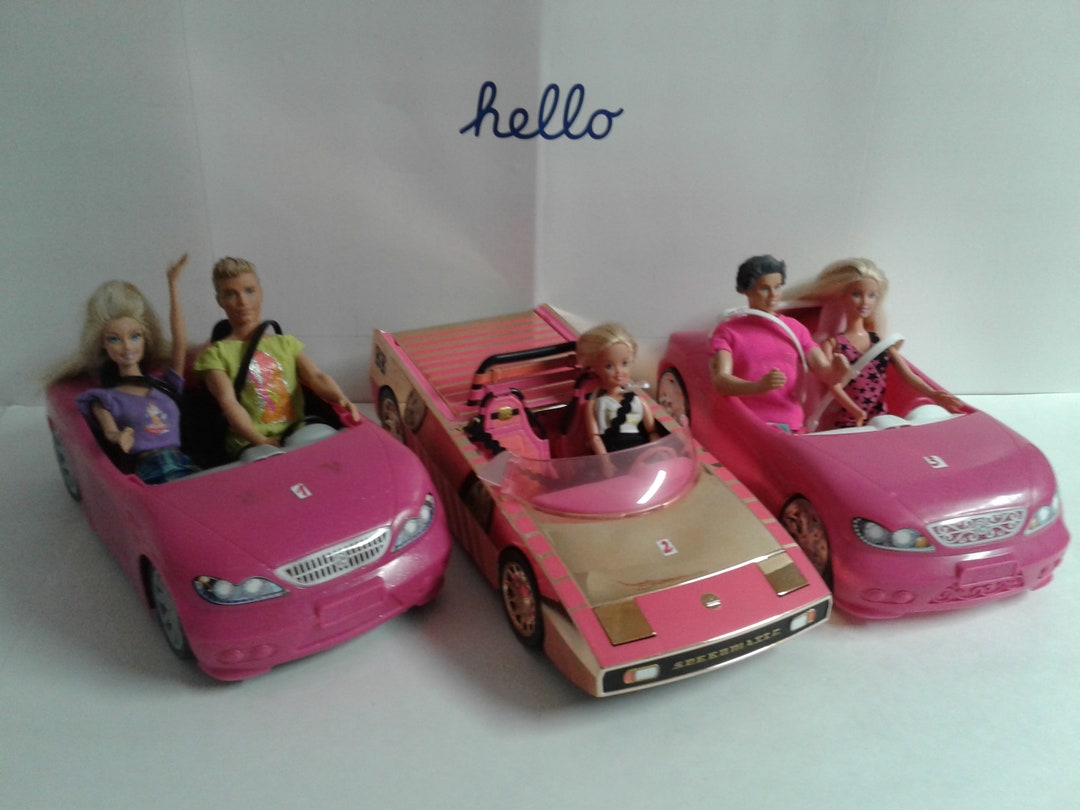 You Choose! Barbie Convertible Car, Car With Dolls Lot (2) - Etsy