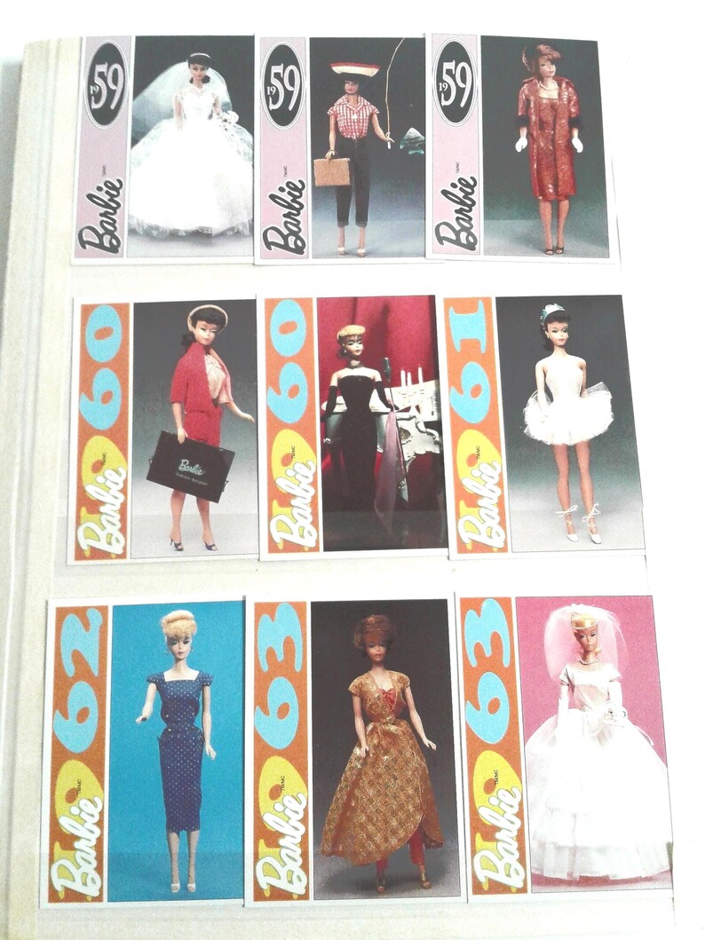 Lot of 120 Barbie Doll Trading Cards Vintage Mattel 1991 - Etsy