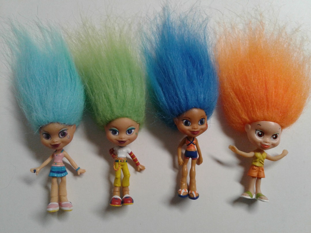 Lot of 4 Hasbro Trollz Doll/mini Trollz Figure - Etsy
