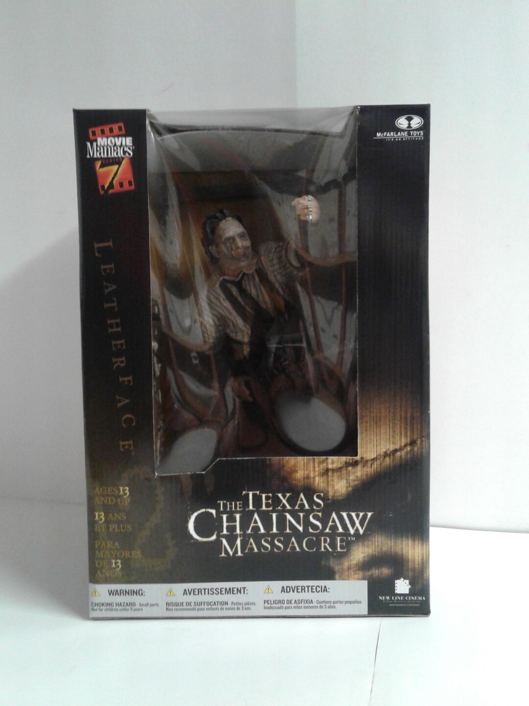 Mcfarlane Toys Movie Maniacs 12 Inch Leatherface Texas Chainsaw Figure ...